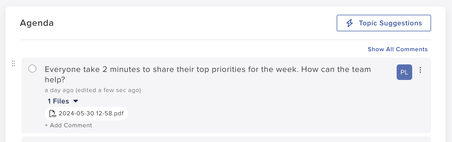 New Feature: Meeting Attachments are Here