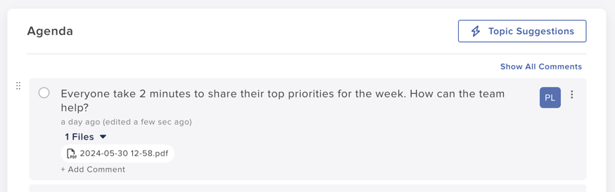 New Feature: Meeting Attachments are Here