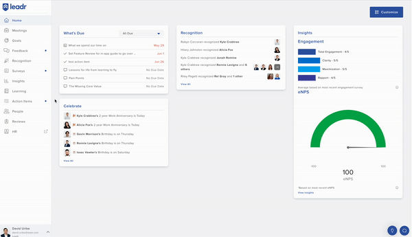 Personalize Your Leadr Dashboard with Home Customization